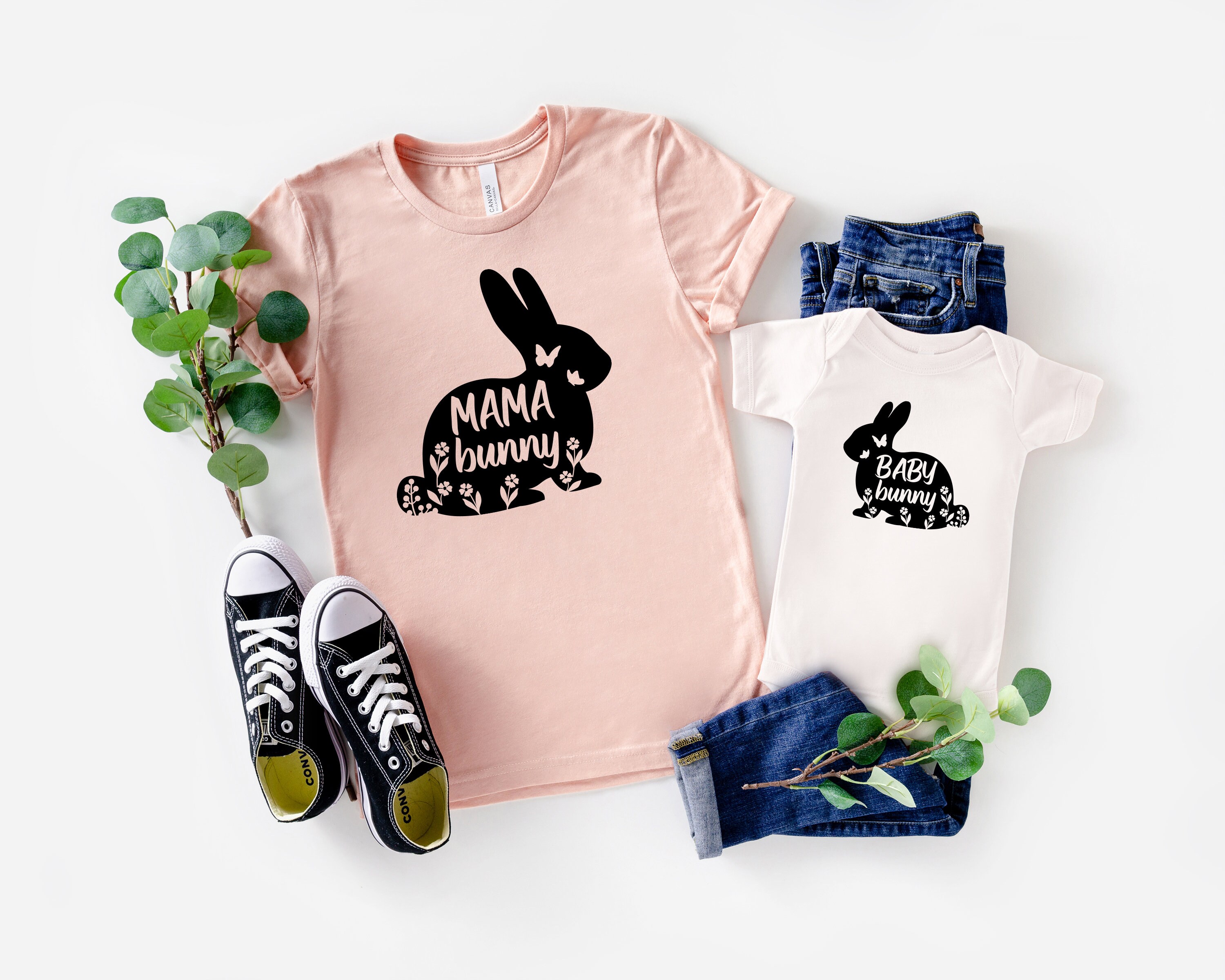 Mama Bunny Shirt Mom Shirt Mom Easter T-Shirt Mom | Etsy