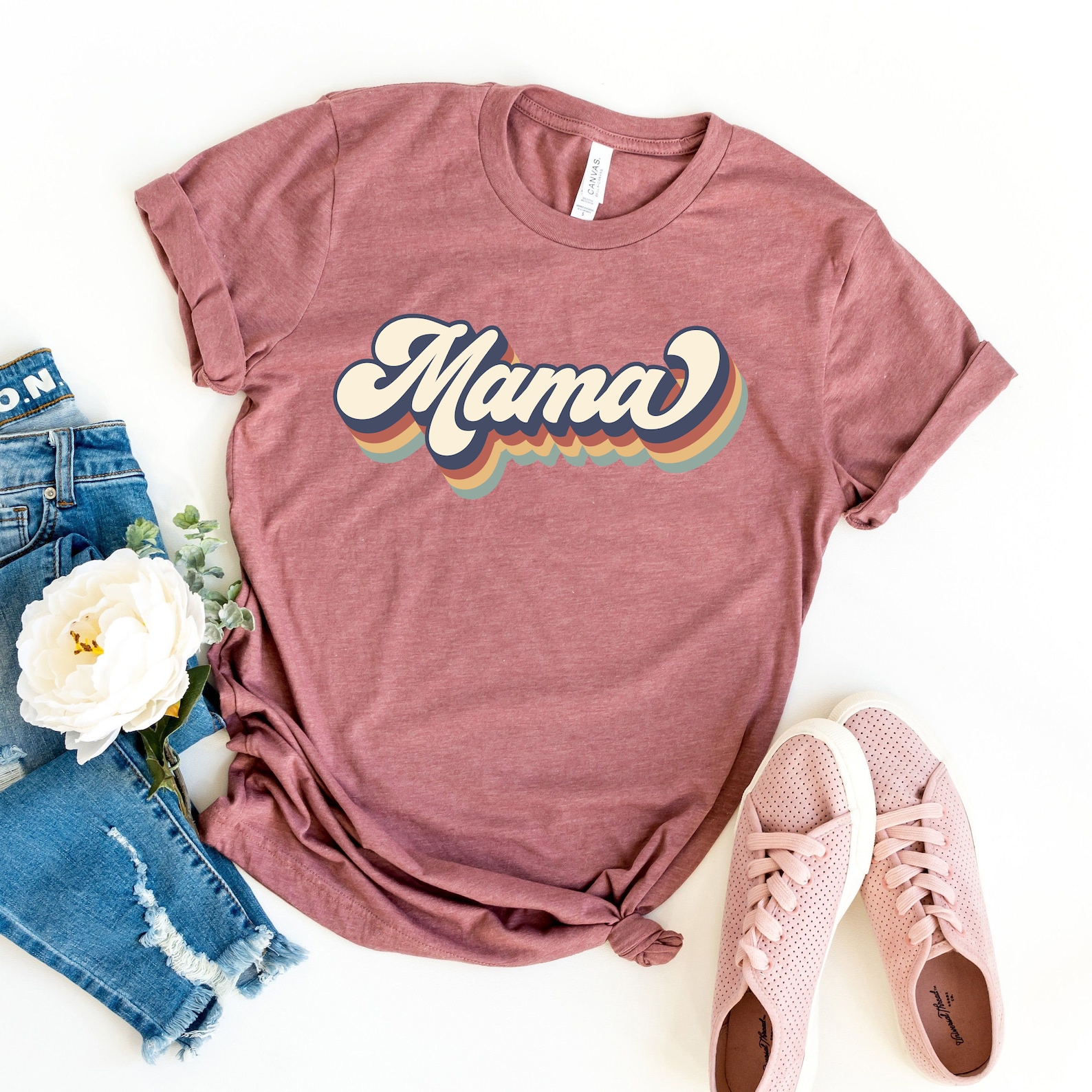 Retro Mama Shirtmama Shirtmommy Shirtt For Momt For Etsy