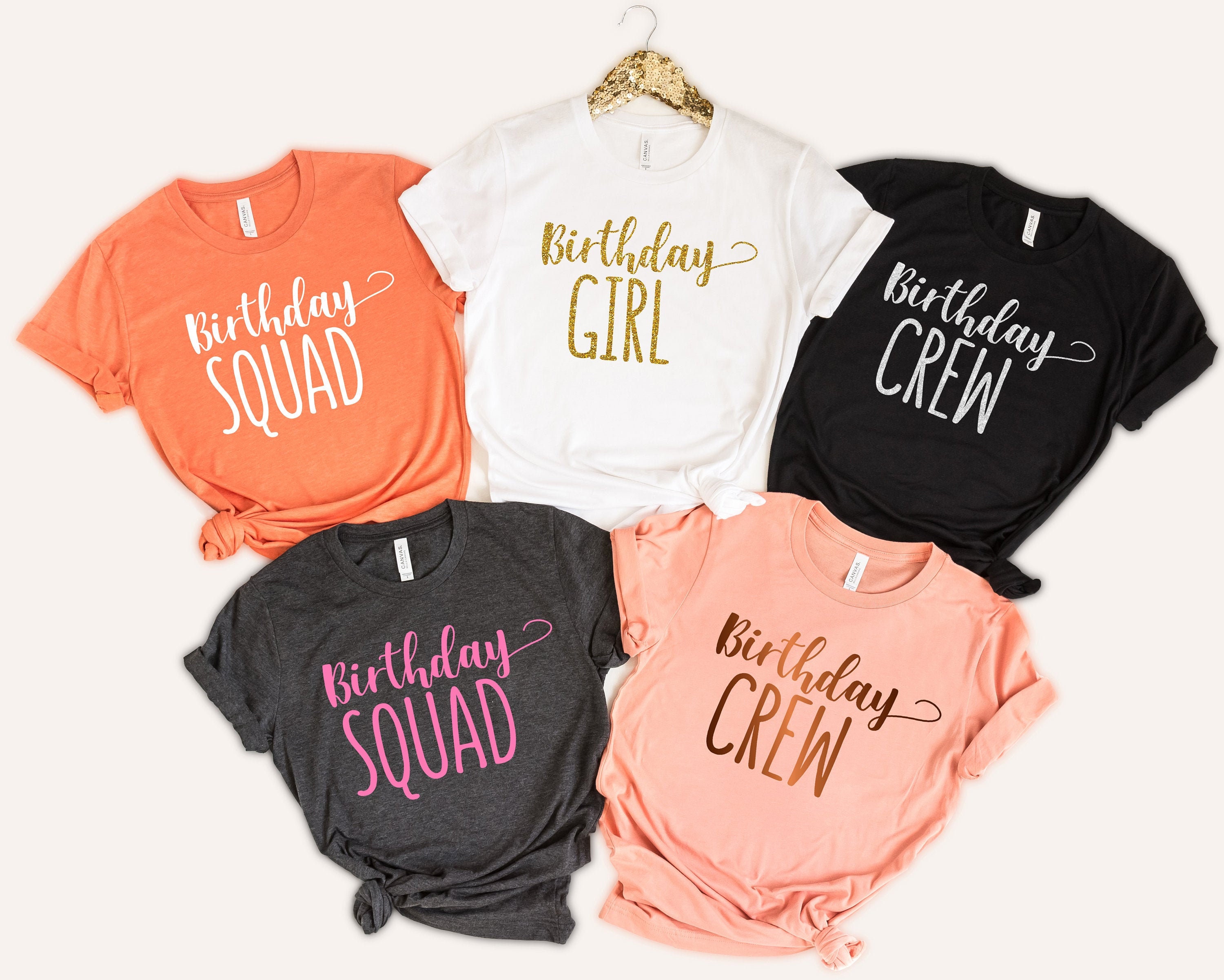 Birthday Group Shirts Birthday Crew Shirts Birthday Squad - Etsy