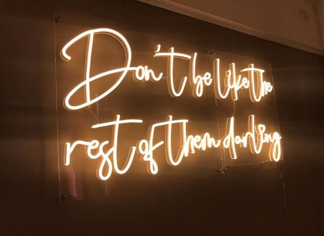 Custom Neon Sign Neon Sign Aesthetic Neon Sign L LED Neon - Etsy