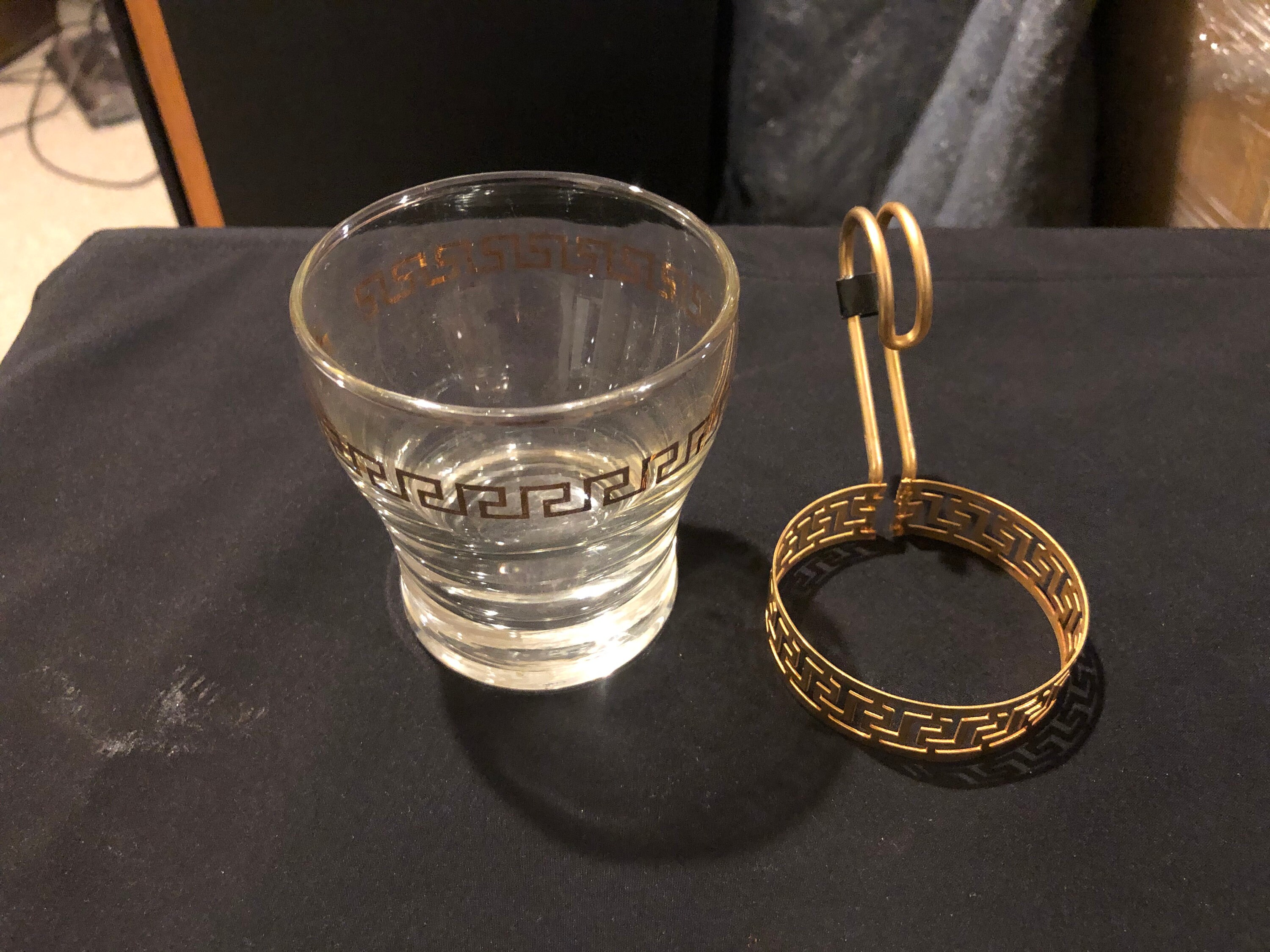 Vintage Libby Gold Greek Key Coffee Mugs - Etsy