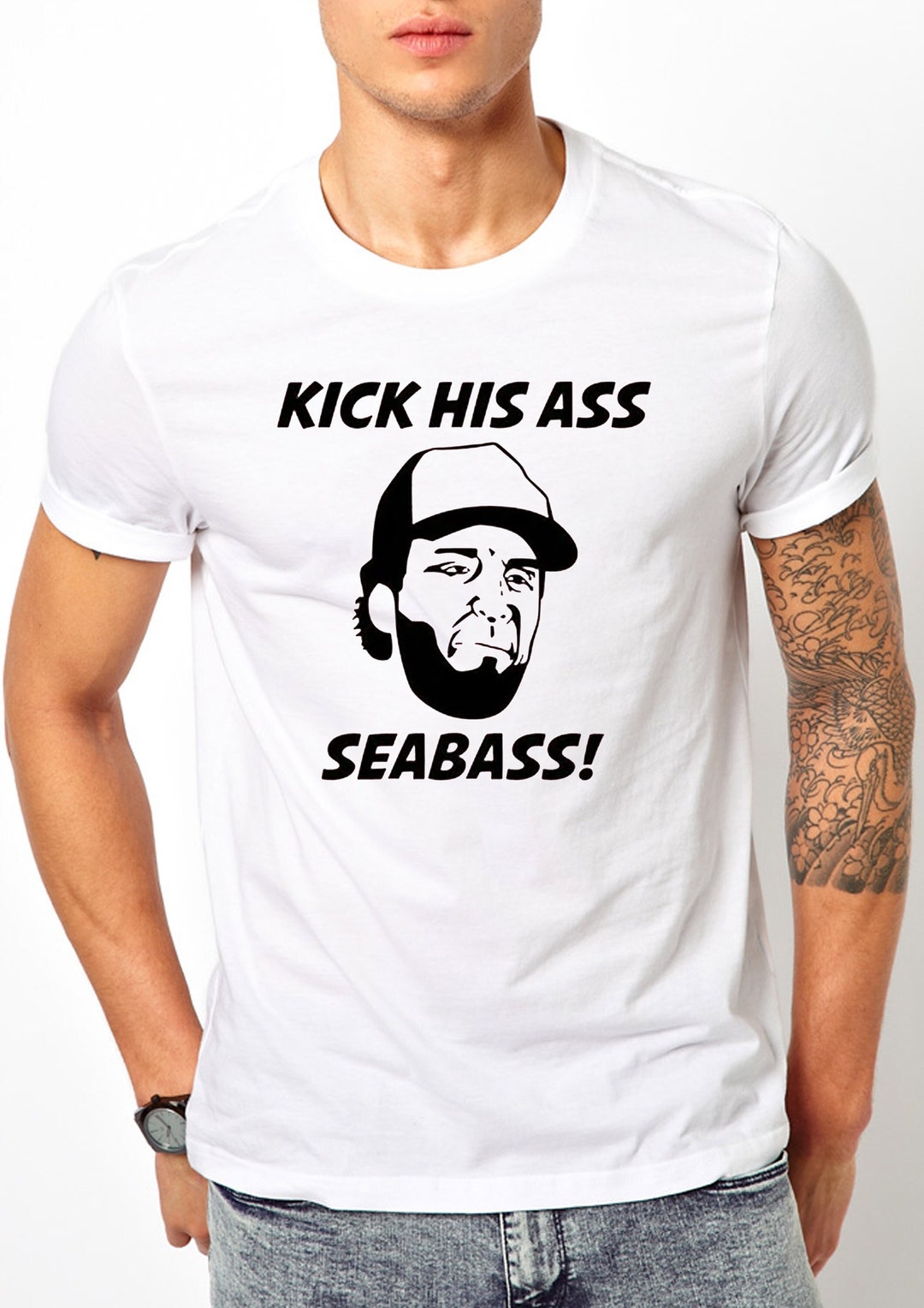 Kick His Ass Seabass Unisex T Shirt Dumb And Dumber Tshirt Etsy