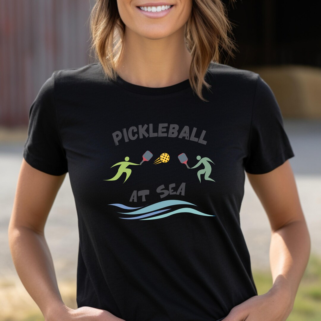 Pickleball at Sea,cruise Clothing,pickleball Player Shirt,boat Shirt ...