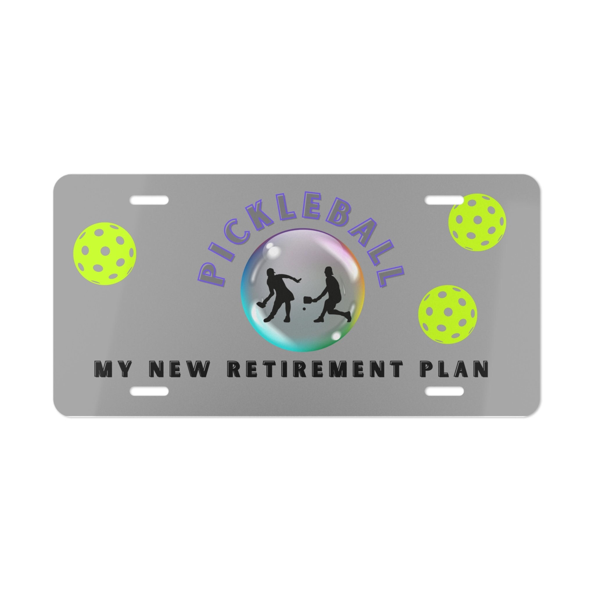Vanity Plate,pickleball,golf Cart Accessory,retirement Gift,gift for ...
