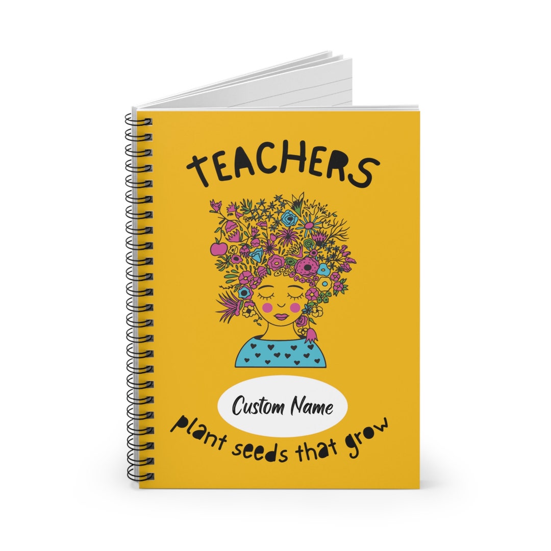 Teacher Appreciation Gift: Personalized Notebooks for the Perfect ...