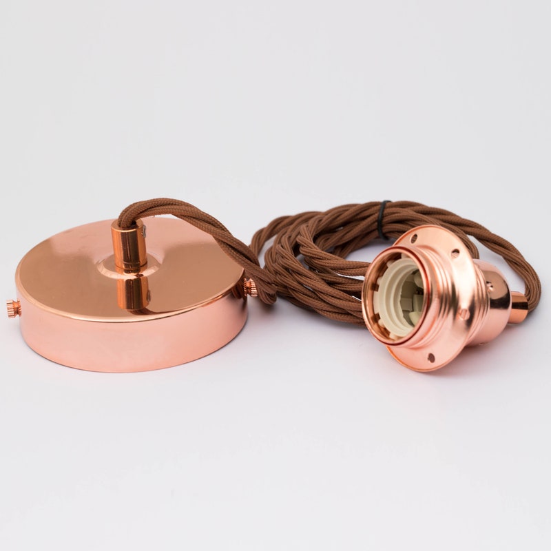 Gold E27 Ceiling Pendant - Etsy UK