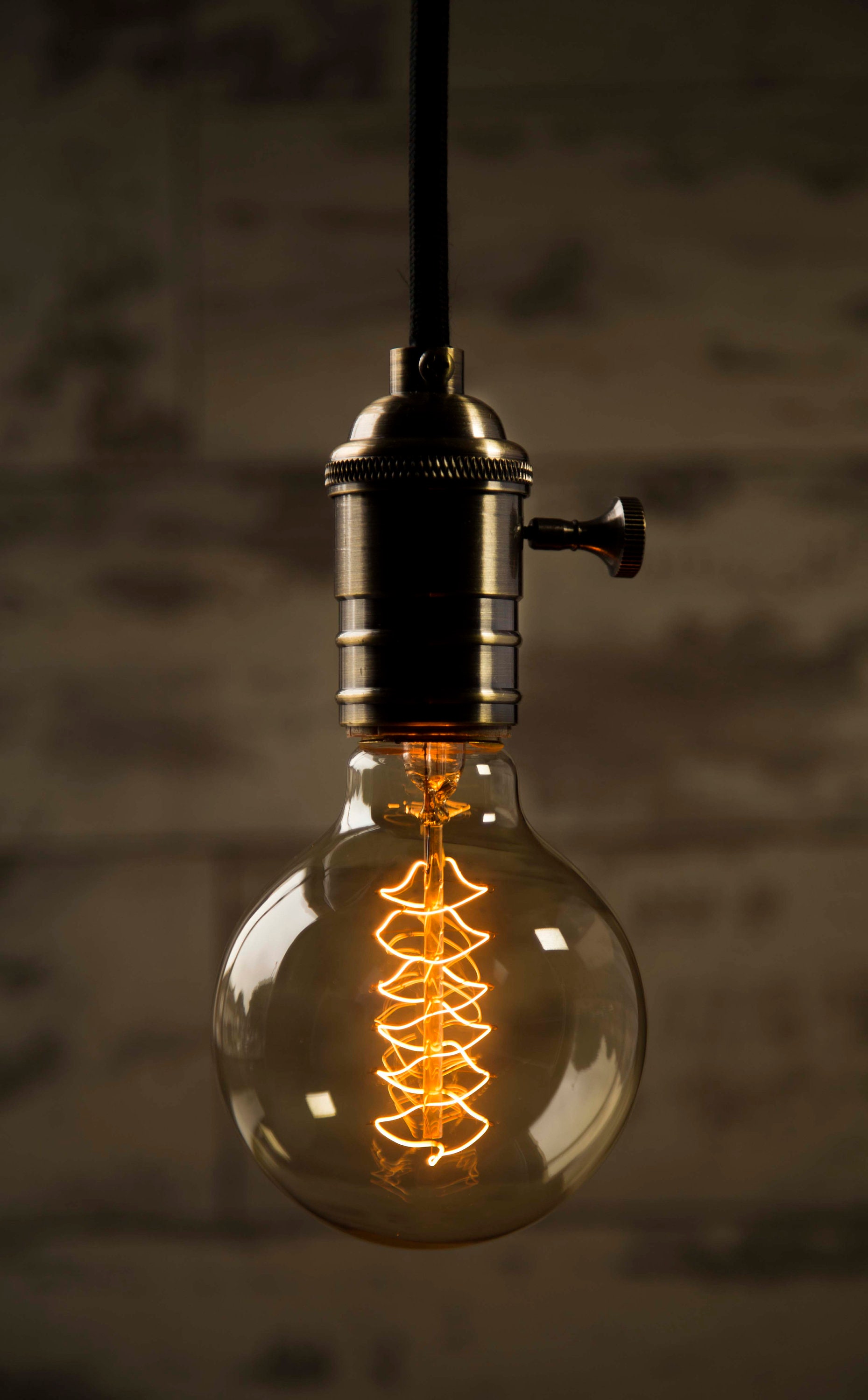 Edison Globe Spiral Filament Light Bulb Extra Large E27 ES Screw ...
