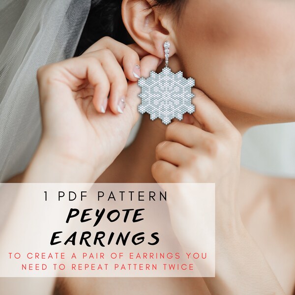 Beaded Snowflake Pattern - Etsy