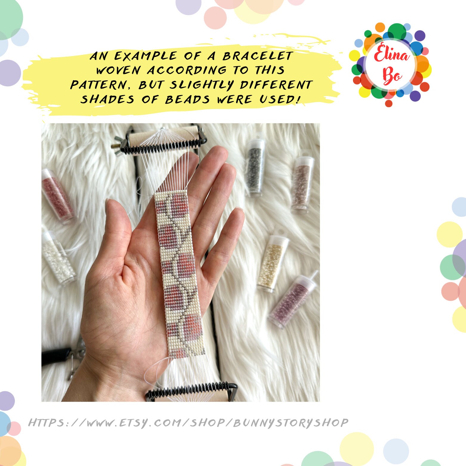 Beading Loom Patterns Floral Narrow Patterns for Miyuki Round Rocailles ...