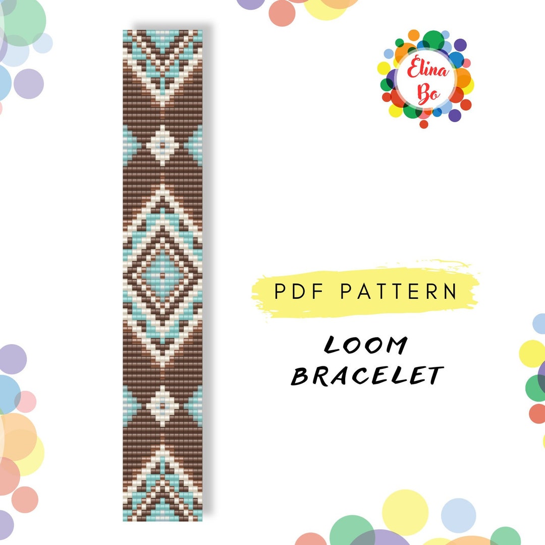 Loom Beading Patterns for Bracelets, Native Inspired, Western Style ...