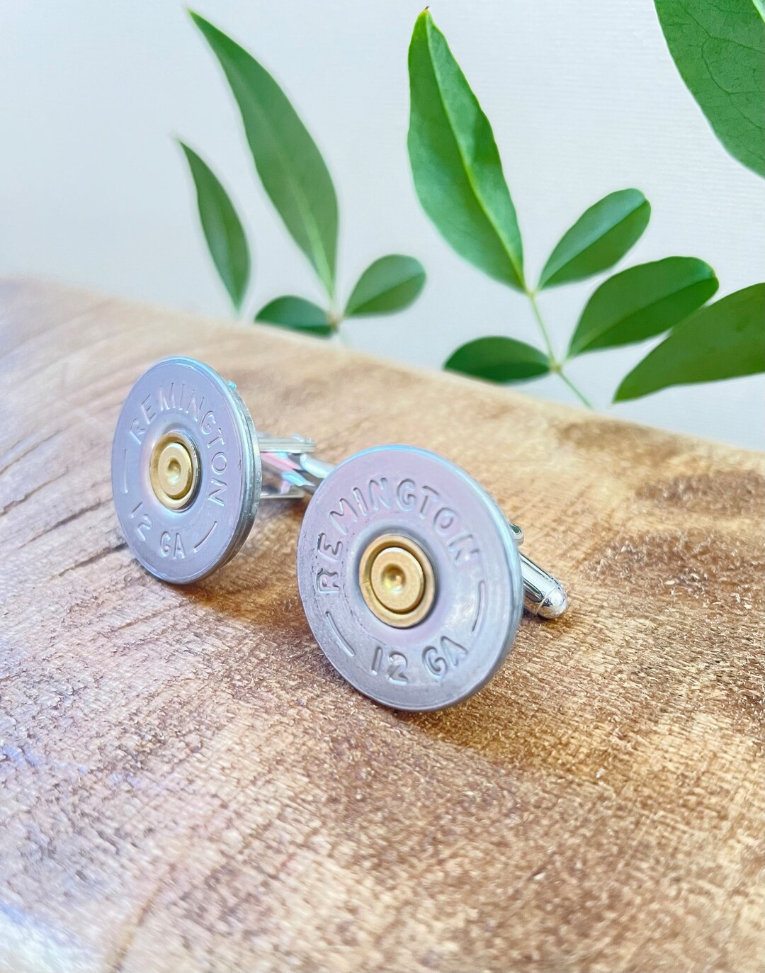 Silver & Gold 12 Gauge Shotgun Shell Cufflinks Wedding Groomsmen Gifts ...