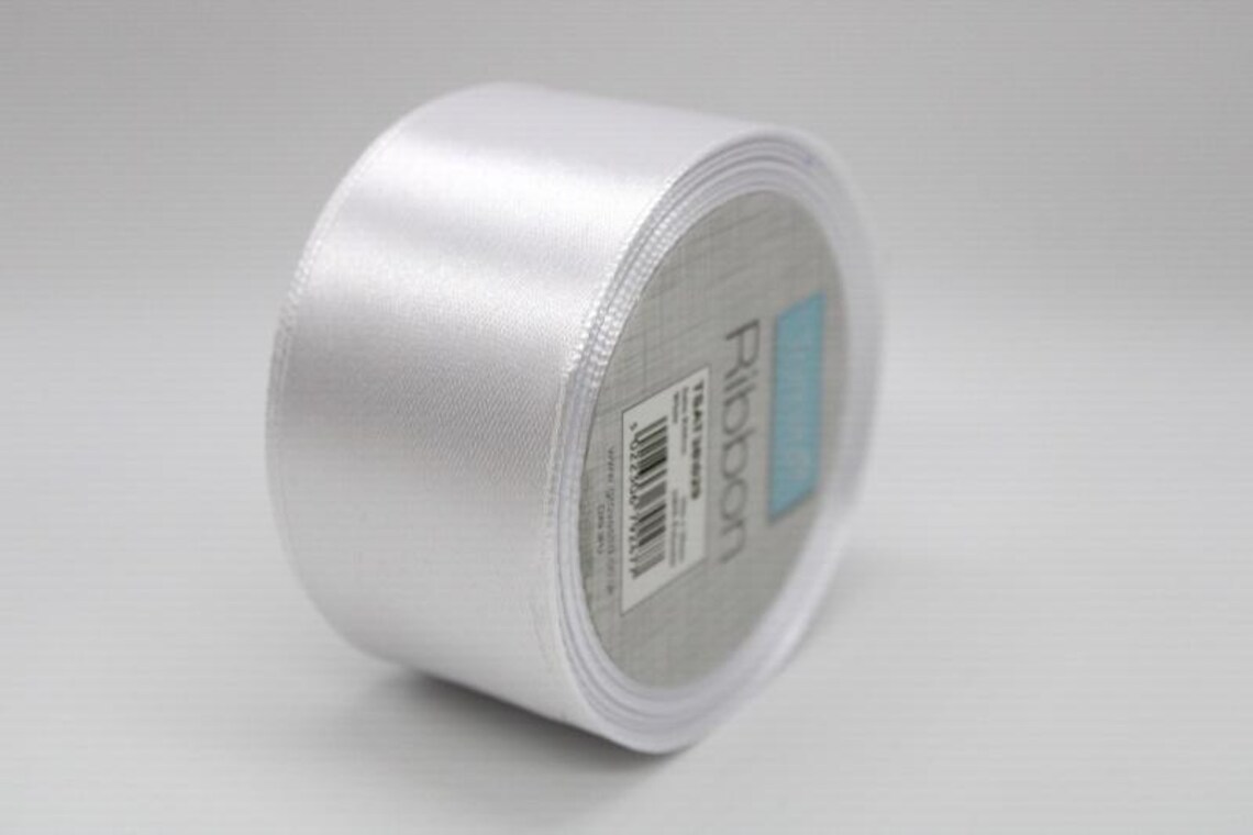 Satin Ribbon: 10 Metre Roll - Ivory or White - Etsy