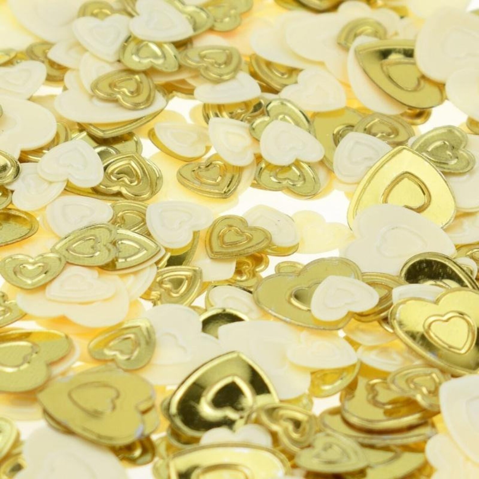 Foil Hearts Table Scatter Confetti, Choice of Colours - Etsy