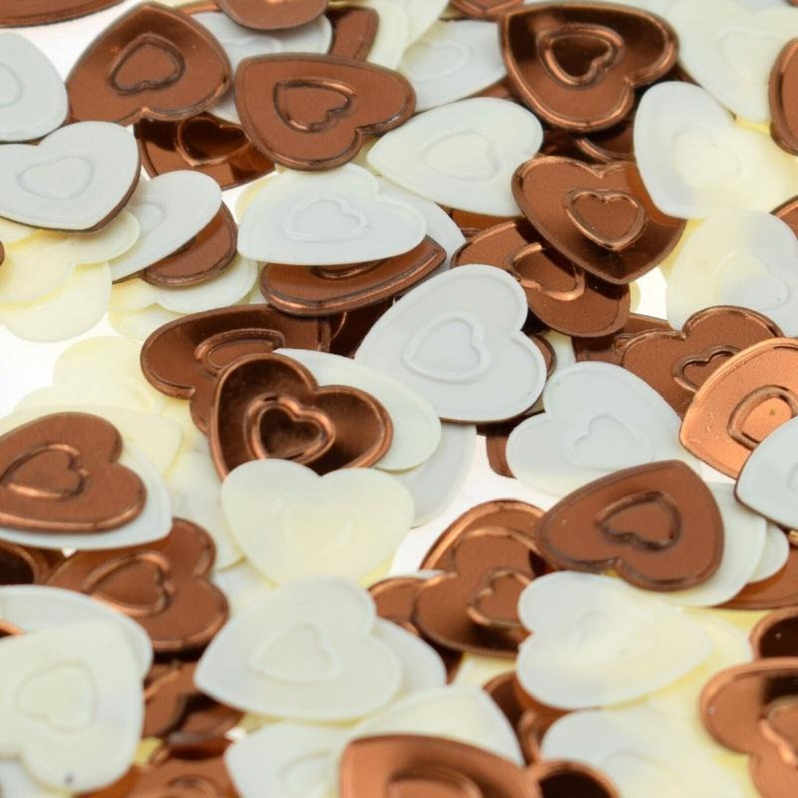Foil Hearts Table Scatter Confetti, Choice of Colours - Etsy