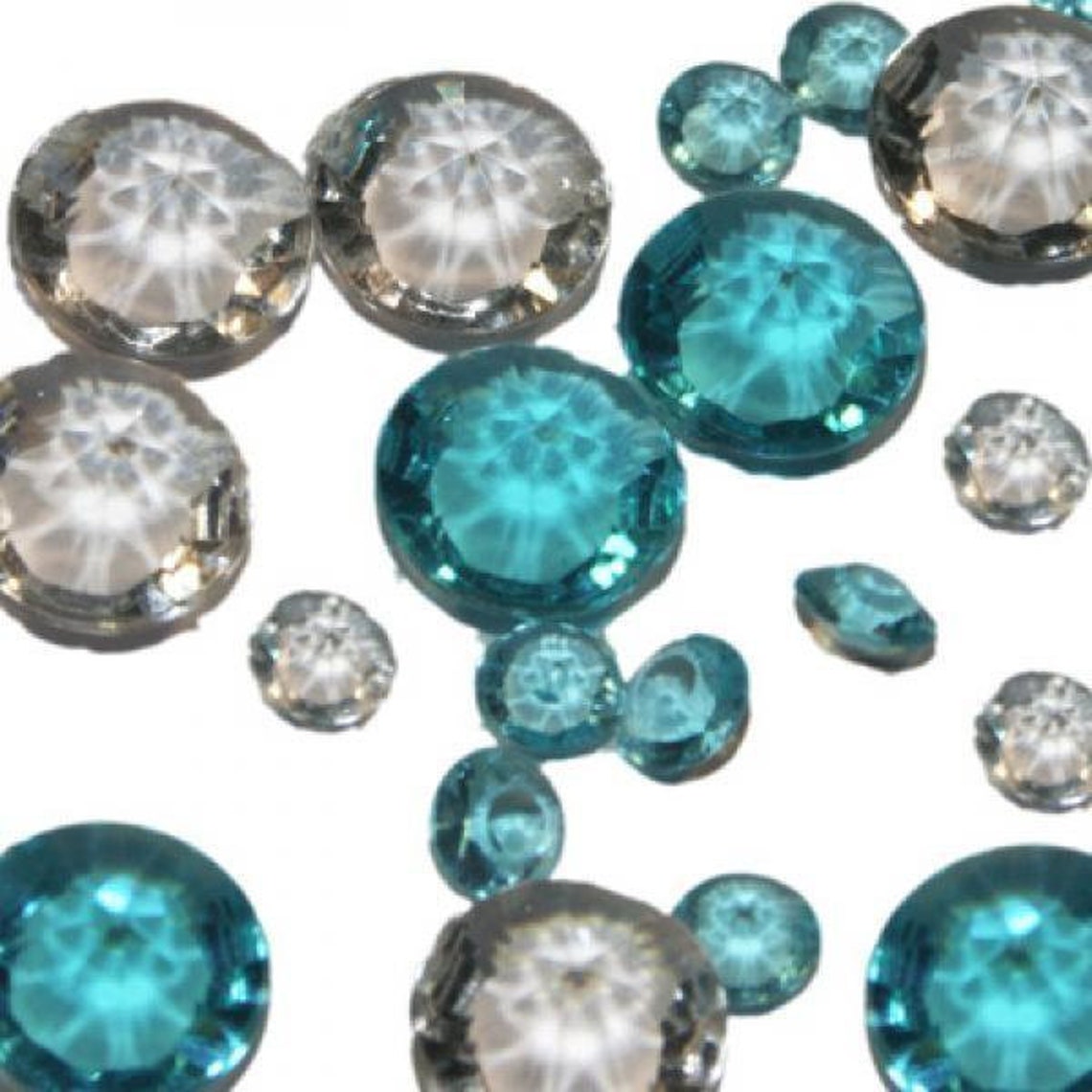 Table Scatter Crystals, Mixed Clear & Coloured, Pack of 350, Choice of ...