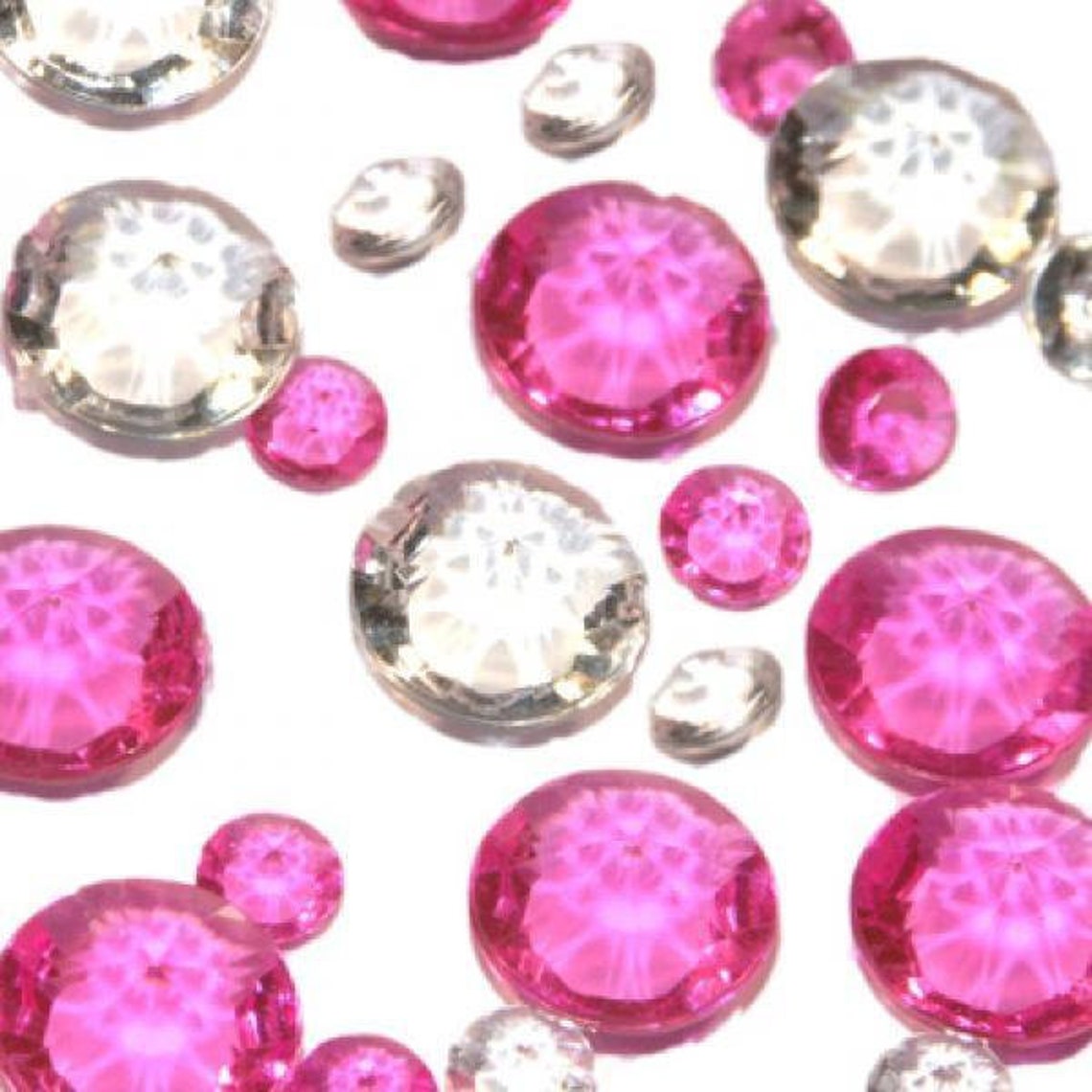 Table Scatter Crystals, Mixed Clear & Coloured, Pack of 350, Choice of ...
