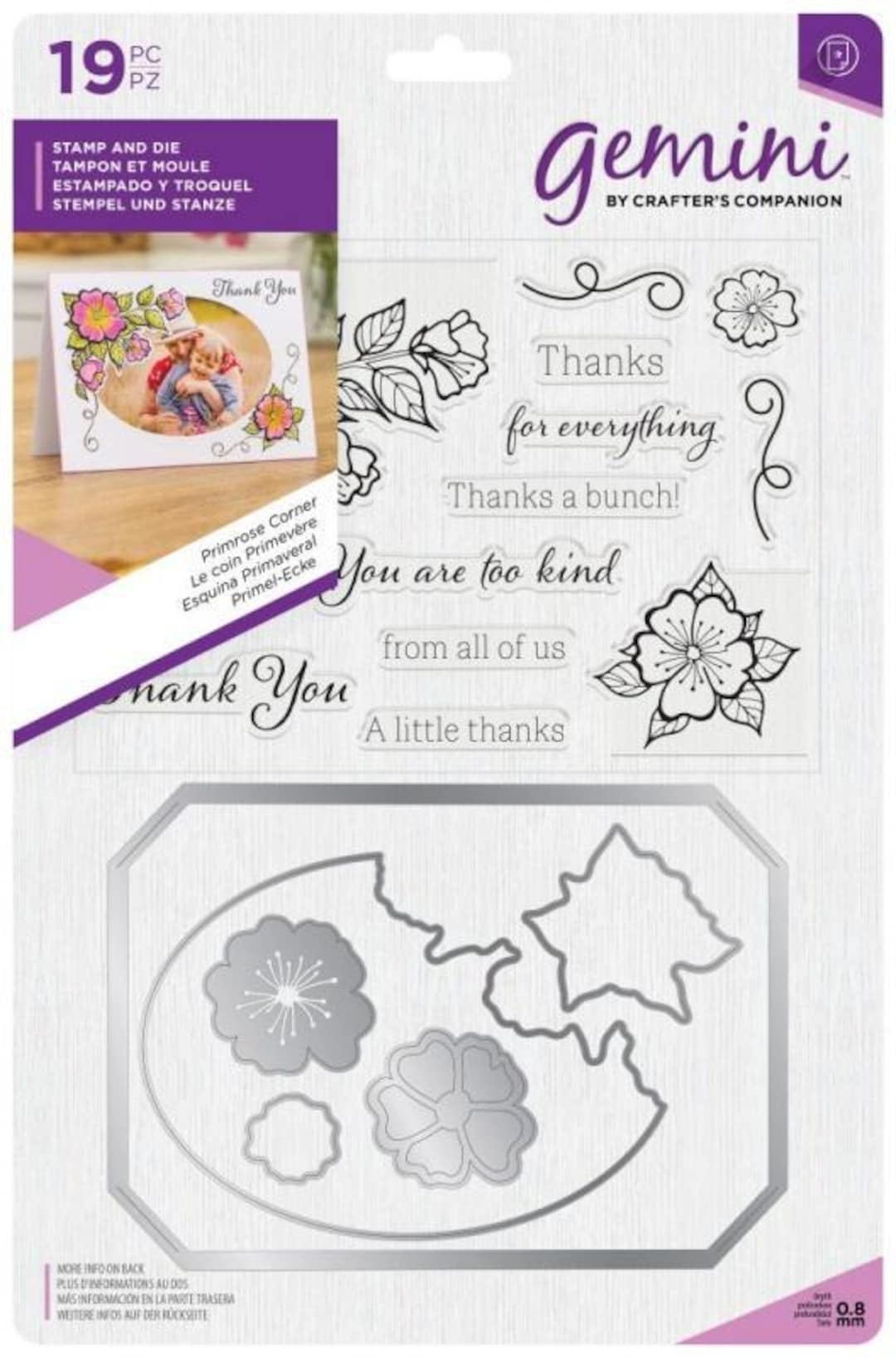 Gemini Photo Frame Stamp and Die ~ Primrose Corner - Etsy