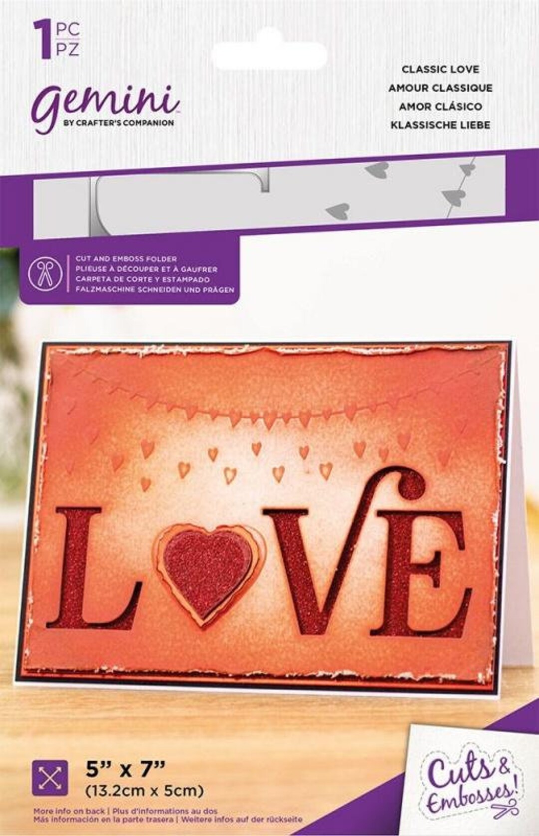 Gemini Cut and Emboss Folder - Classic Love - Etsy