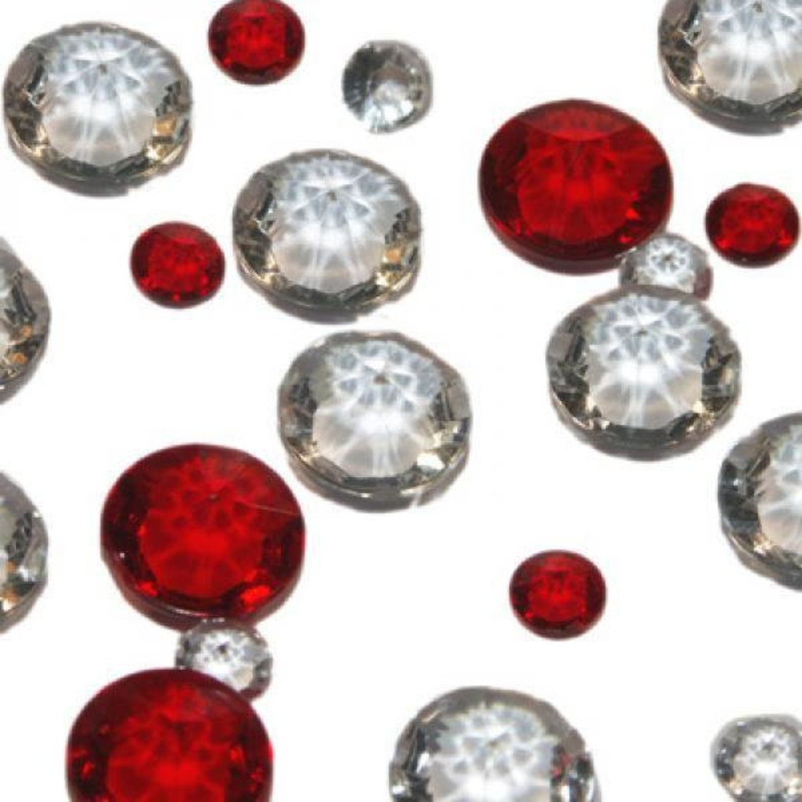 Table Scatter Crystals, Mixed Clear & Coloured, Pack of 350, Choice of ...