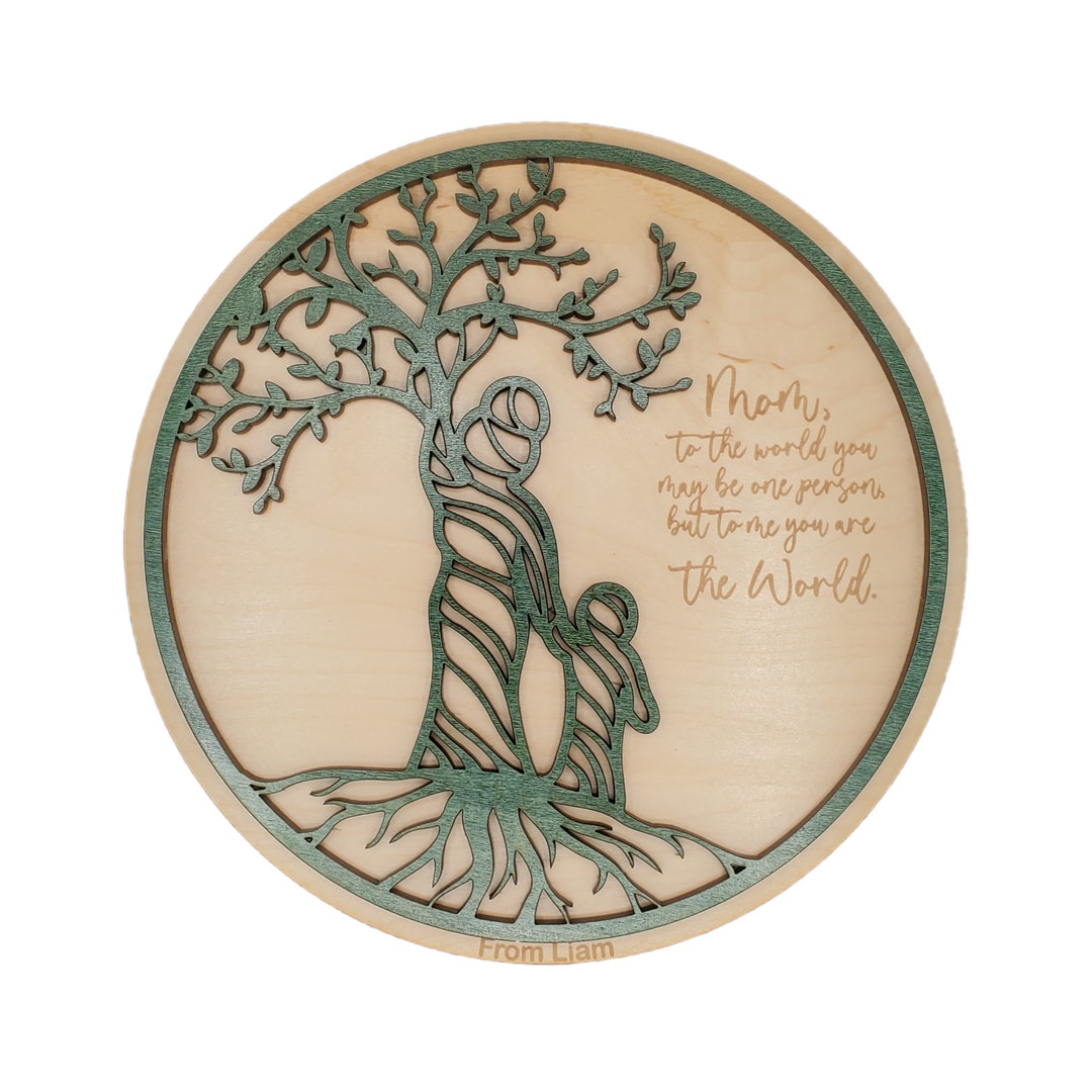 Personalized Mother's Day Tree of Life Art - Etsy