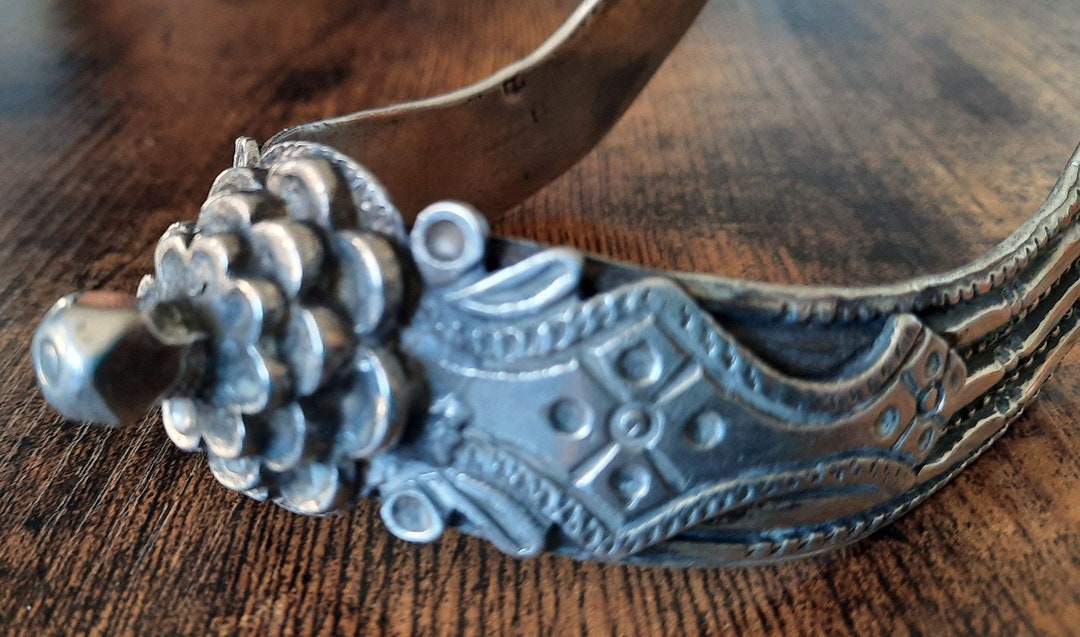 Rare and Ancient Anklet of Sind Now India. Unique Piece of Silver. Hand ...