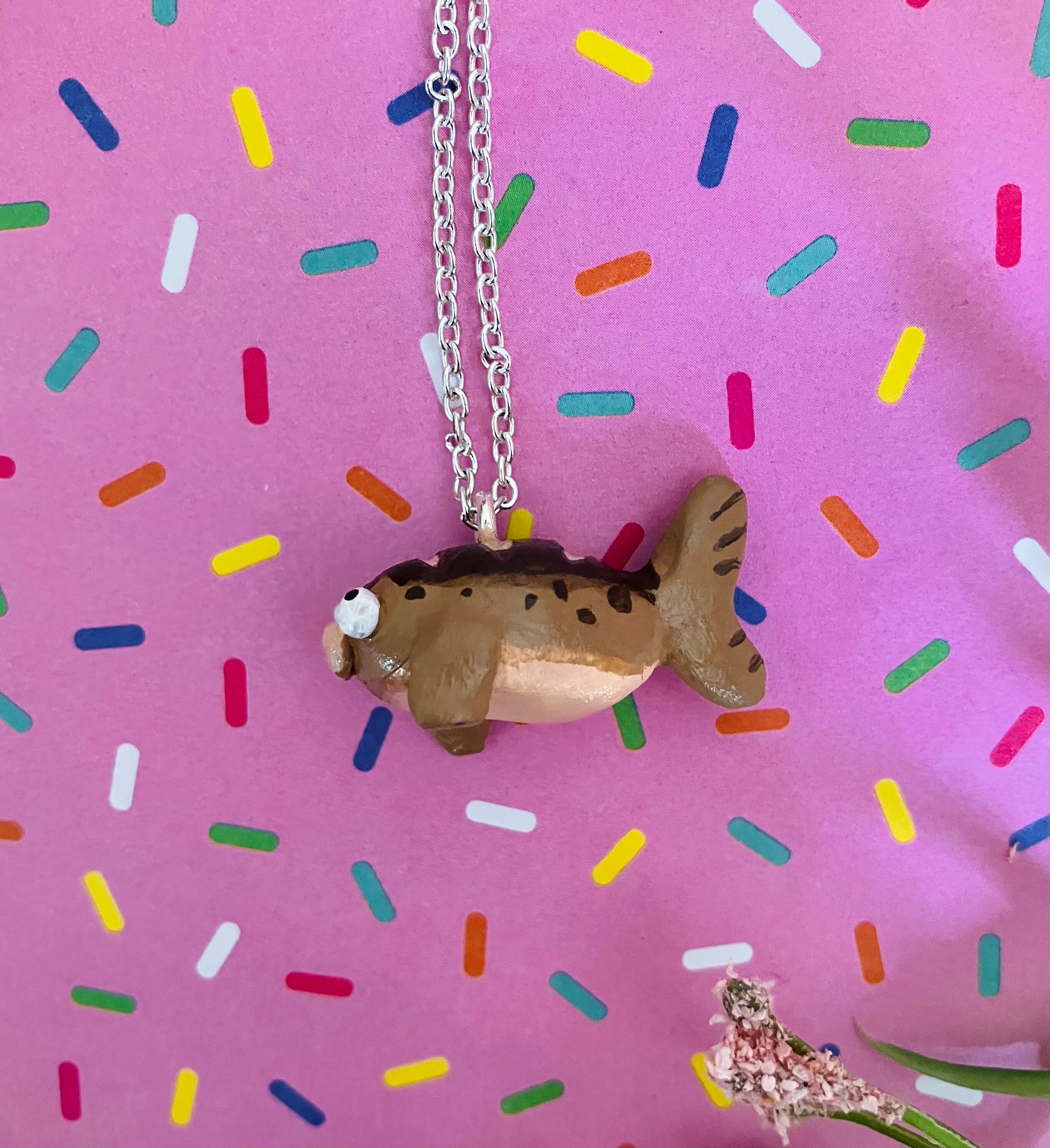 Neopets Breadfish Pendant Necklace - Etsy