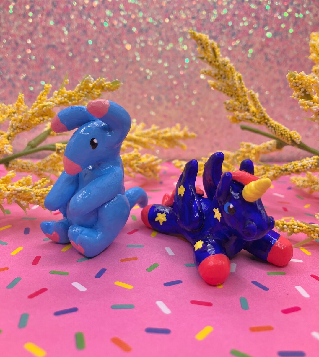 Webcore 2000s 90s Nostalgia Neopets Plushie Blumaroo and Uni Figures - Etsy