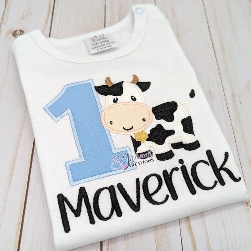 Cow 1st Birthday Boy - Etsy