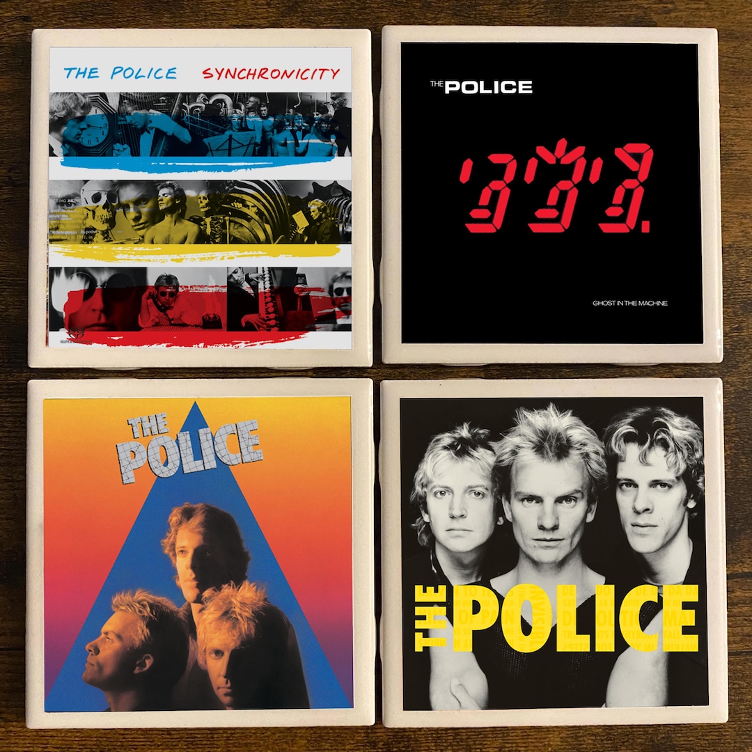 The Police Classic Album Covers Ceramic Coasters - Set of 4 - Etsy