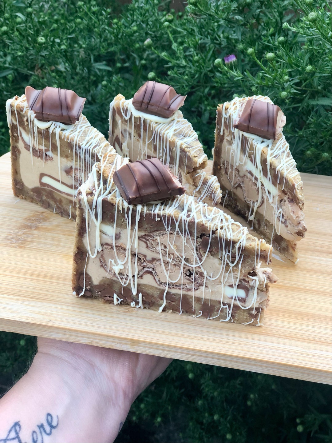 Kinder Bueno Cookie Pie Slices Delicious Homemade Treat - Etsy UK