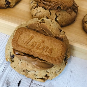 Homemade Biscoff Stuffed NYC Cookies Chunky Treat Box NOT Letterbox - Etsy