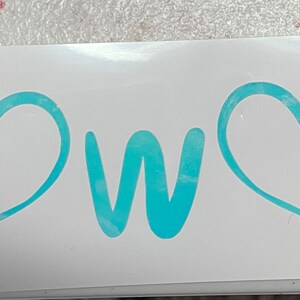 Holographic Uwu - Vinyl Decal - Etsy