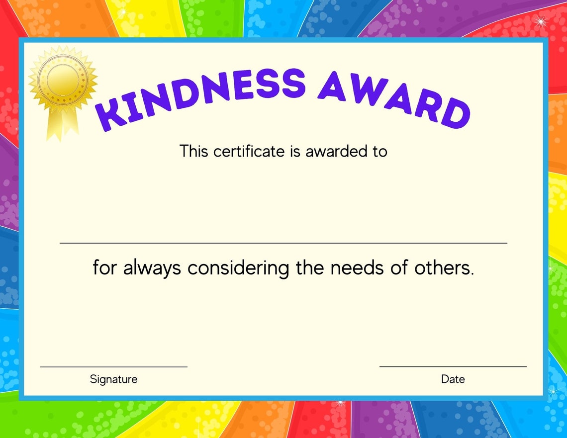 Child Encouragement Awards, Child Helpful Awards, Achievement Awards ...