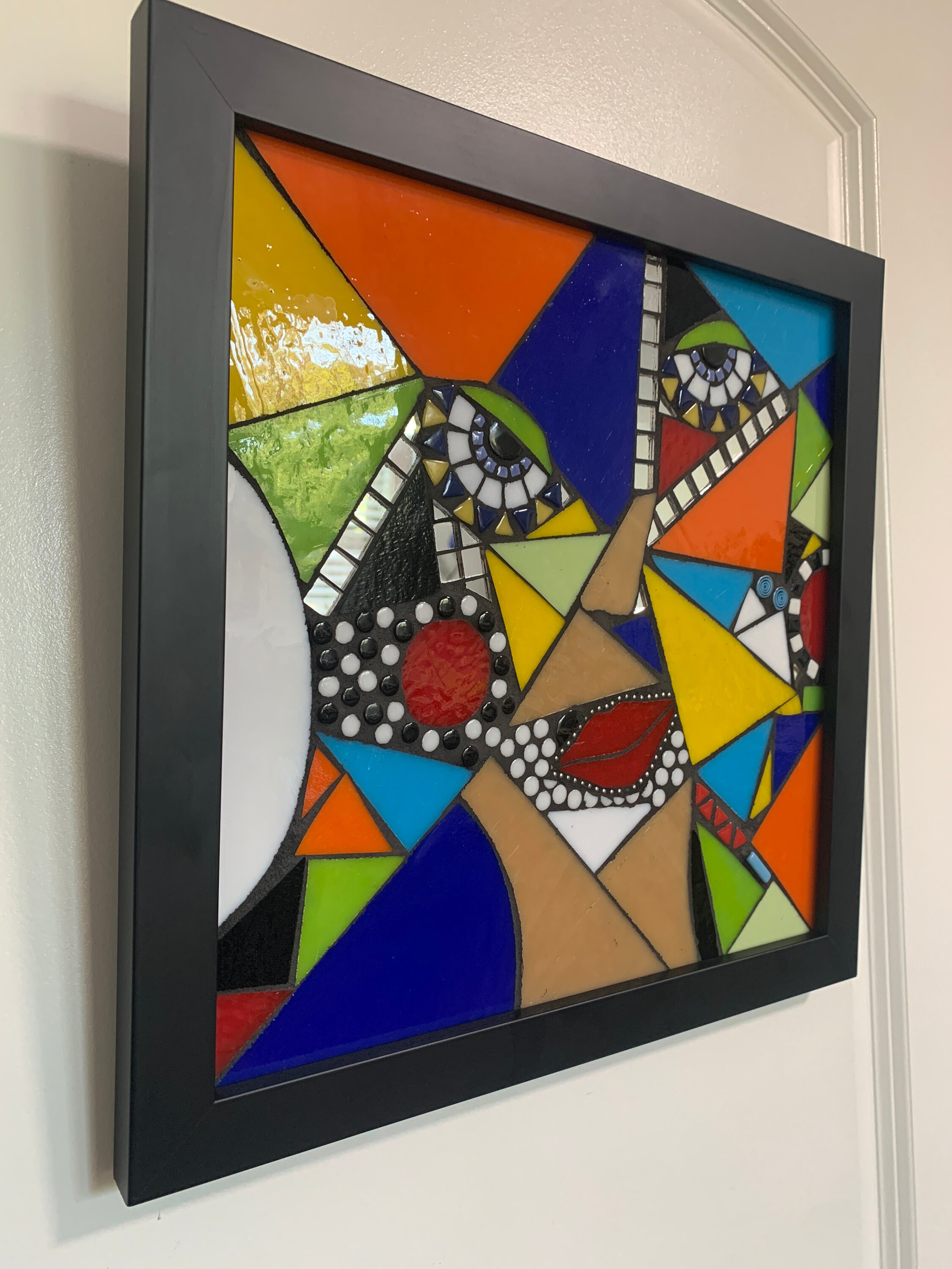 Broken Woman Face Abstract Picasso Style - Etsy