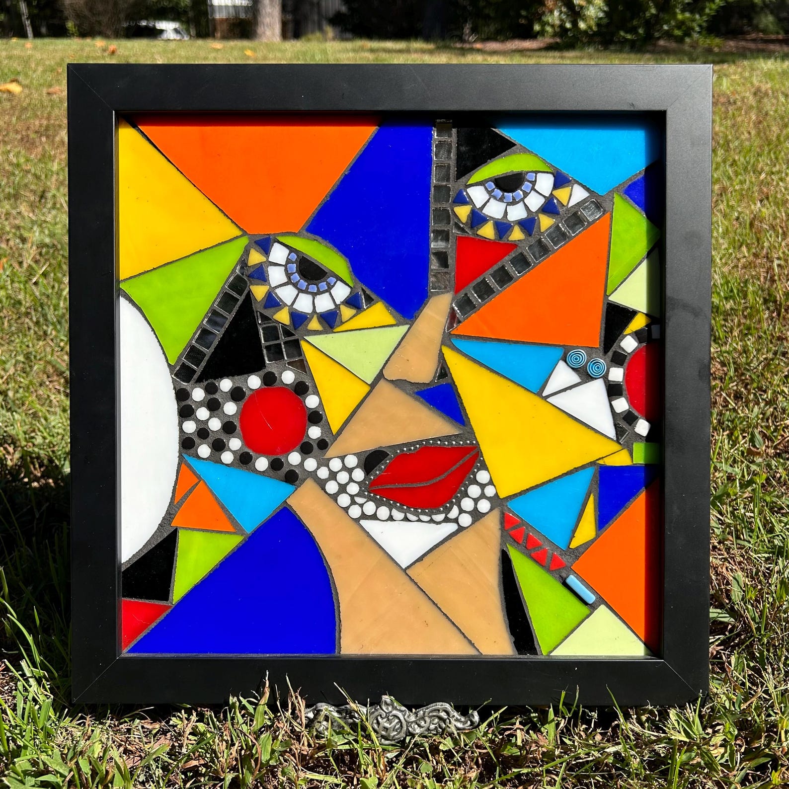 Broken Woman Face Abstract Picasso Style - Etsy