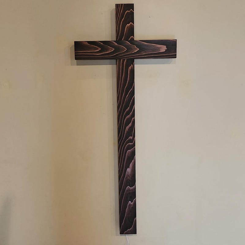 Cross Back Lighted - Etsy