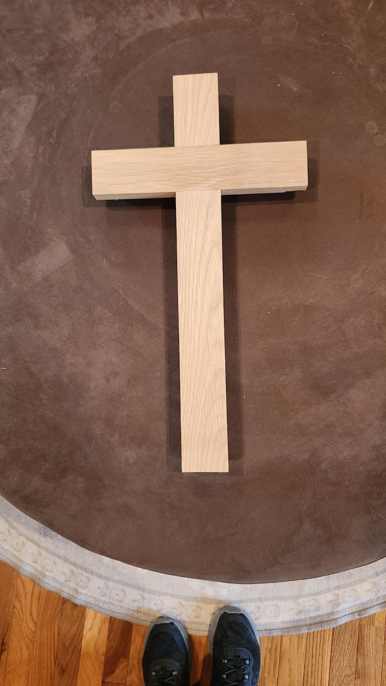 3' Tall Lighted Wood Cross Easter Christian Wood Cross Backlighted ...