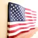 Waving Wood American Flag Wood Wall Art American Flag Patriot Wood Art ...