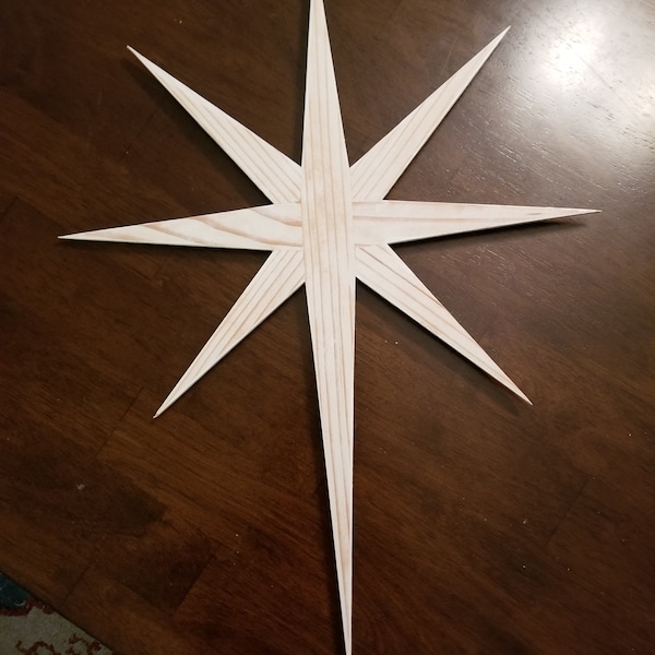 Wooden North Star - Etsy
