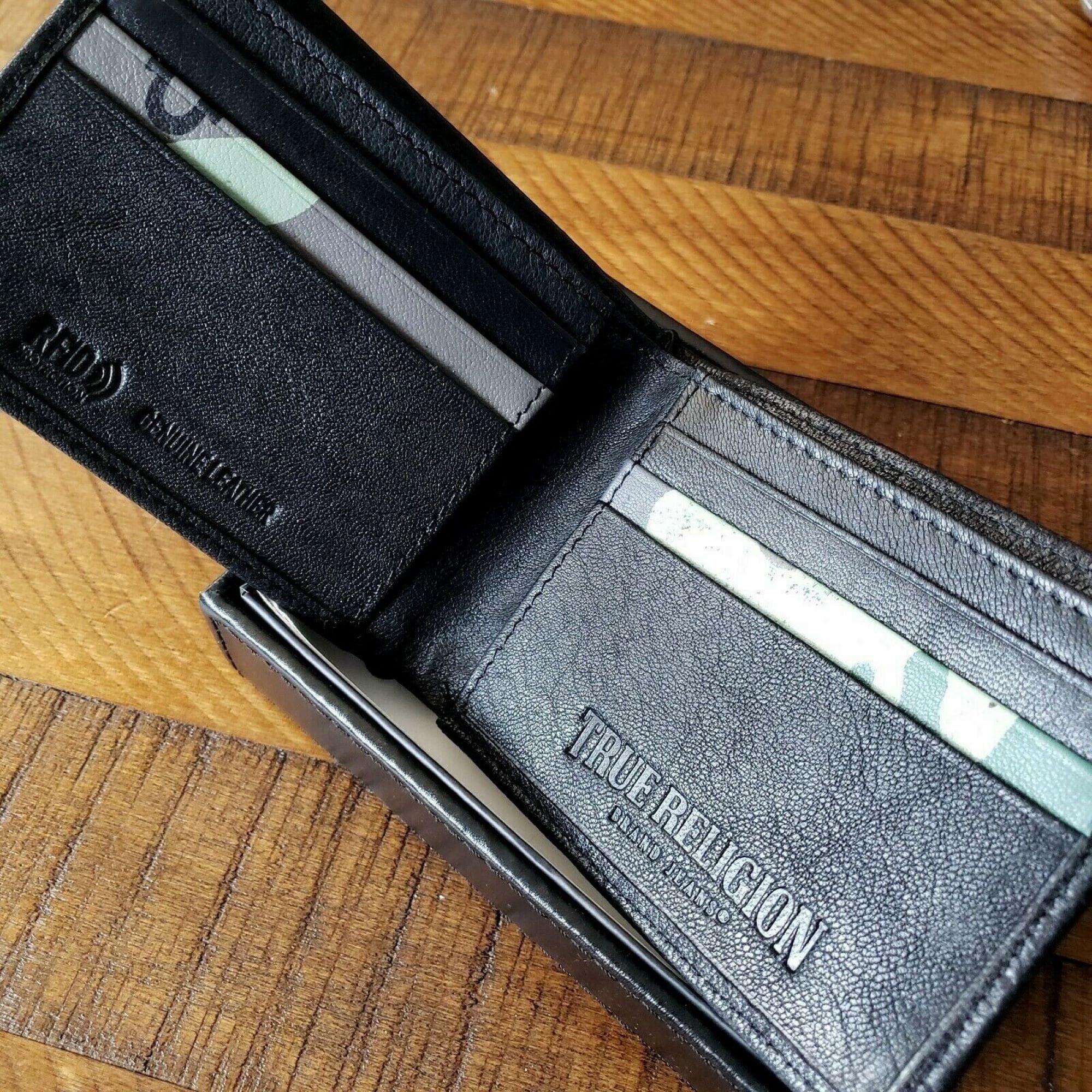 True Religion Logo Ache Horseshoe Leather Wallet - Etsy