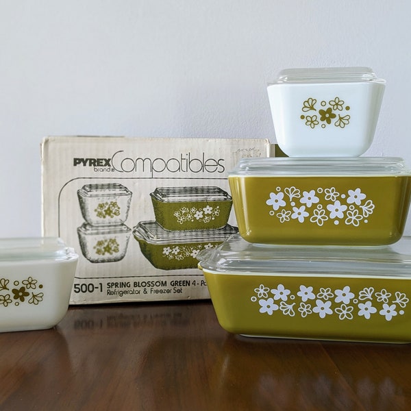 Pyrex Refrigerator Set - Etsy
