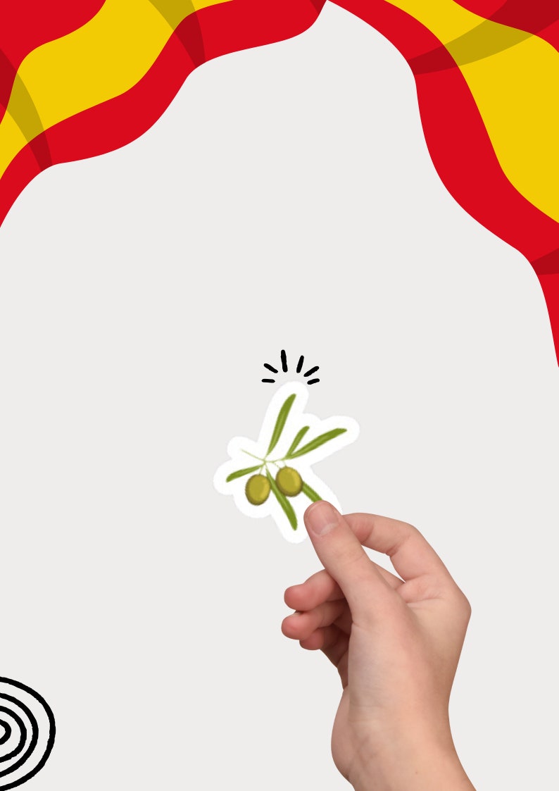 Spain Sticker Sheet |spain Stickers | Spain Decor - Etsy