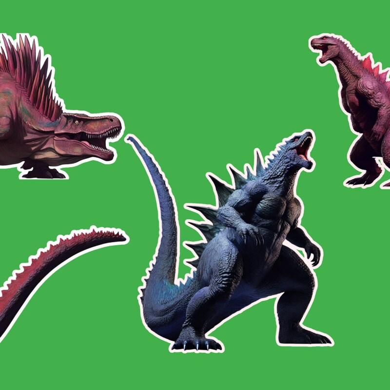 Godzilla Bumper Stickers - Etsy