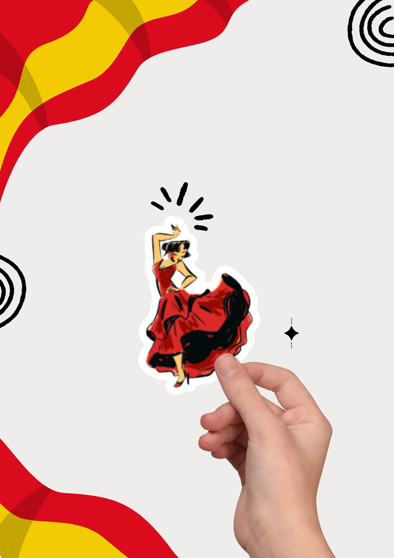 Spain Sticker Sheet |spain Stickers | Spain Decor - Etsy