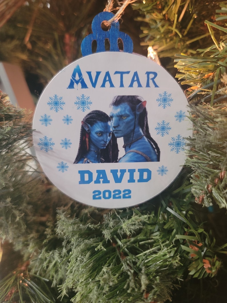 Avatar Inspired Ornament Personalized Christmas Ornament - Etsy