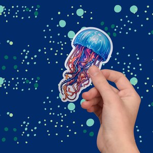 Jellyfish Sticker Gift Set - Includes 4 Waterproof Stickers - Etsy