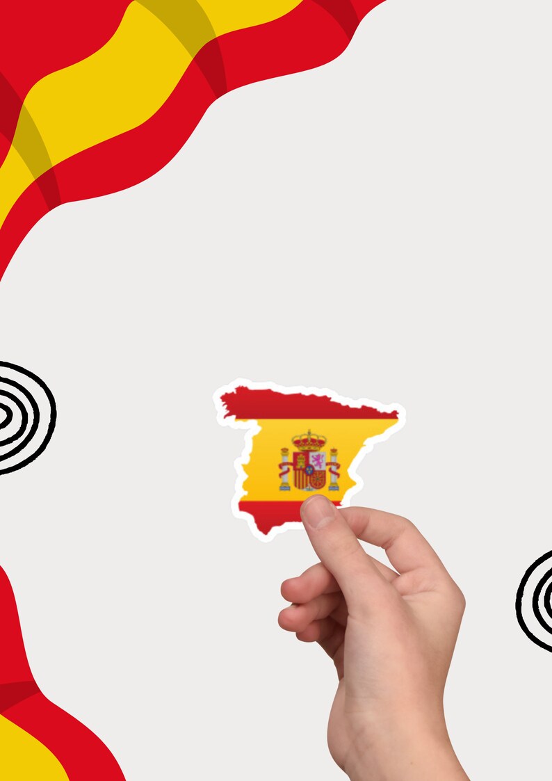 Spain Sticker Sheet |spain Stickers | Spain Decor - Etsy