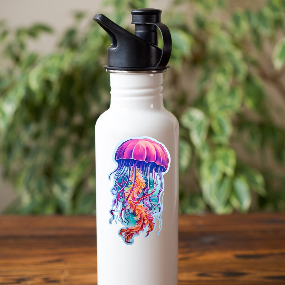 Jellyfish Sticker Gift Set Includes 4 Waterproof Stickers - Etsy