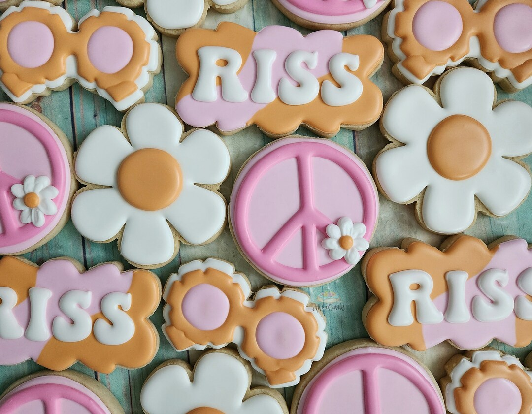 Groovy Cookies - Etsy