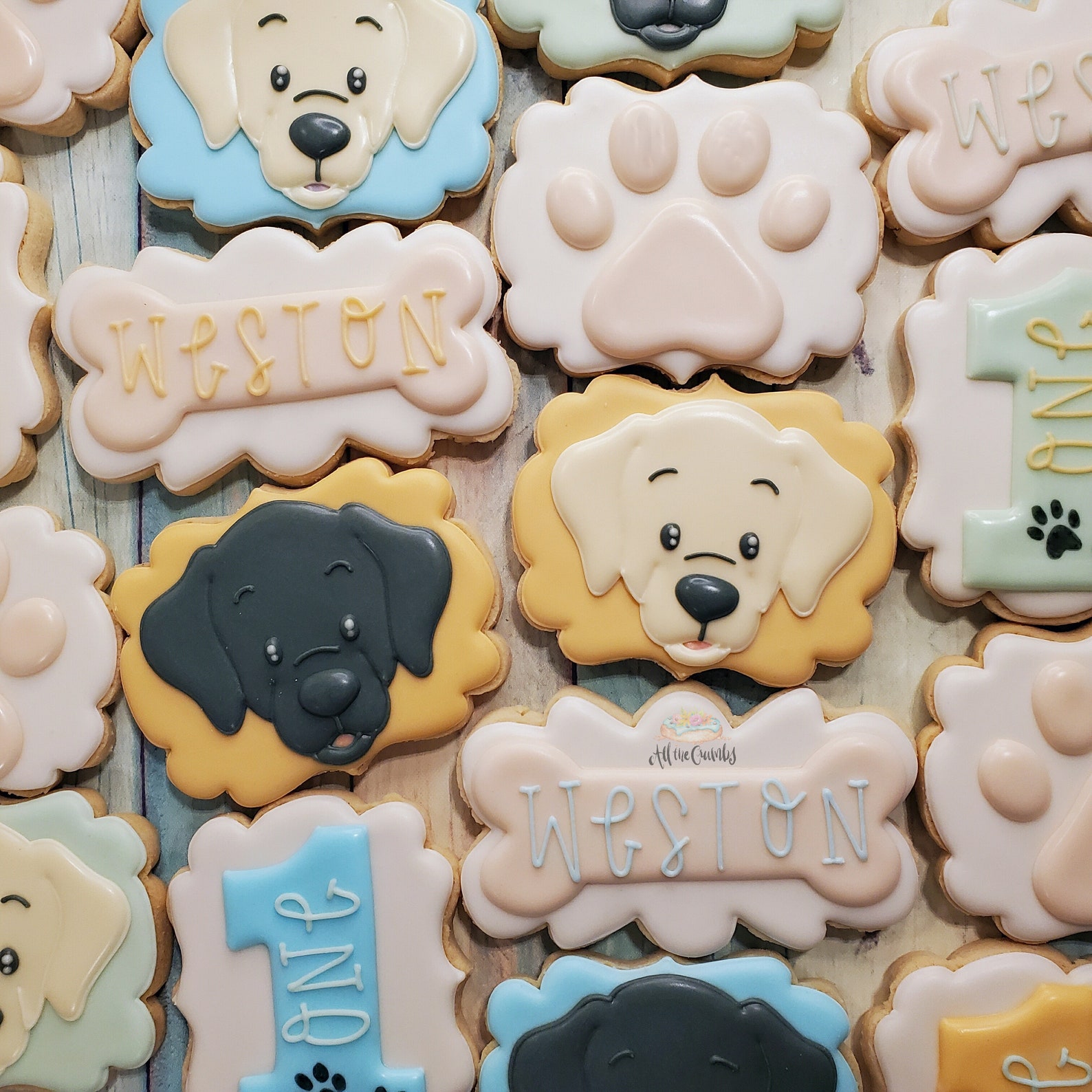 Dog Themed Birthday Cookies Etsy dog-themed-birthday-cookies-etsy